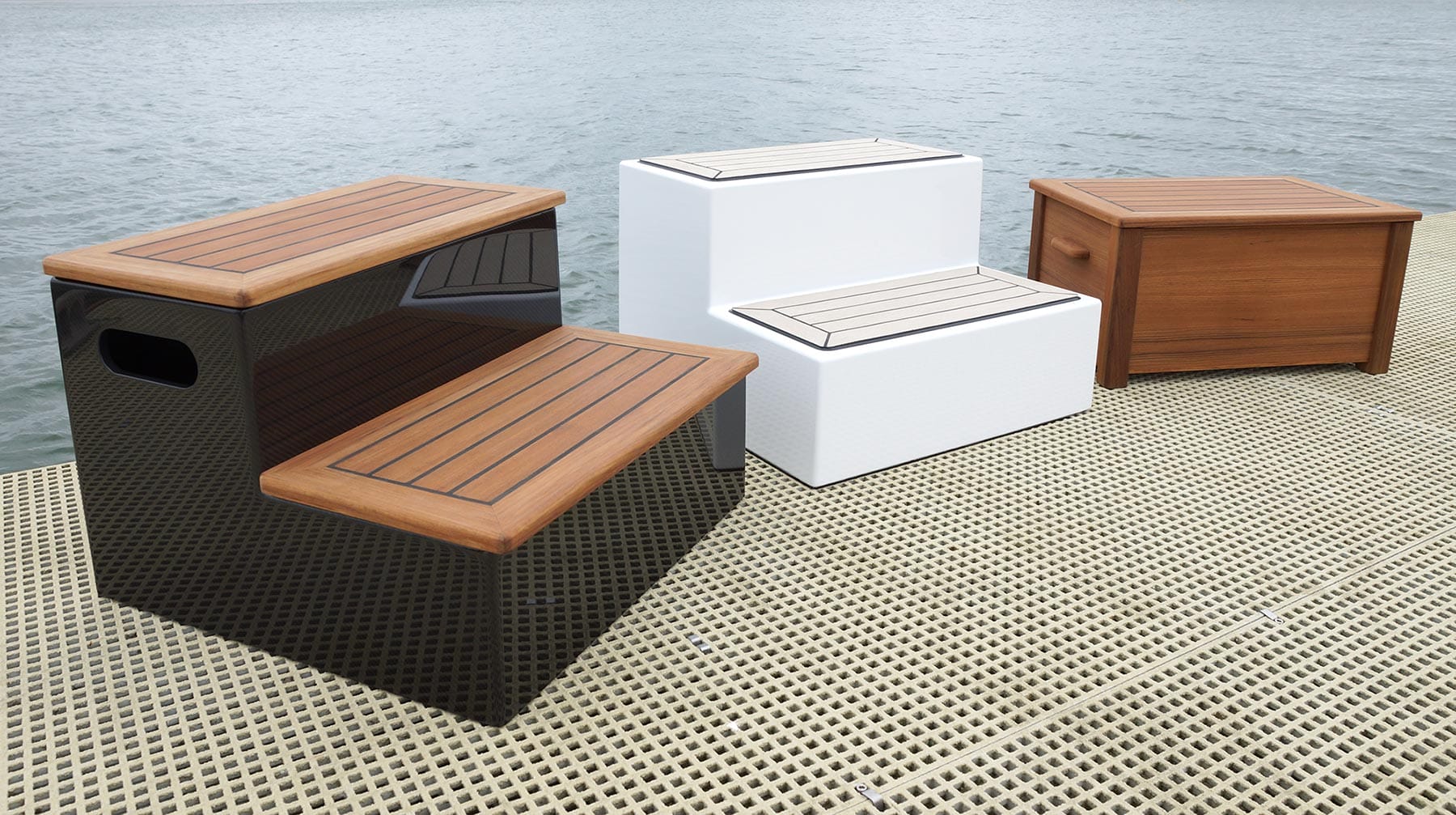 Fixed vs. Foldable Dock Steps — Which for your yacht?