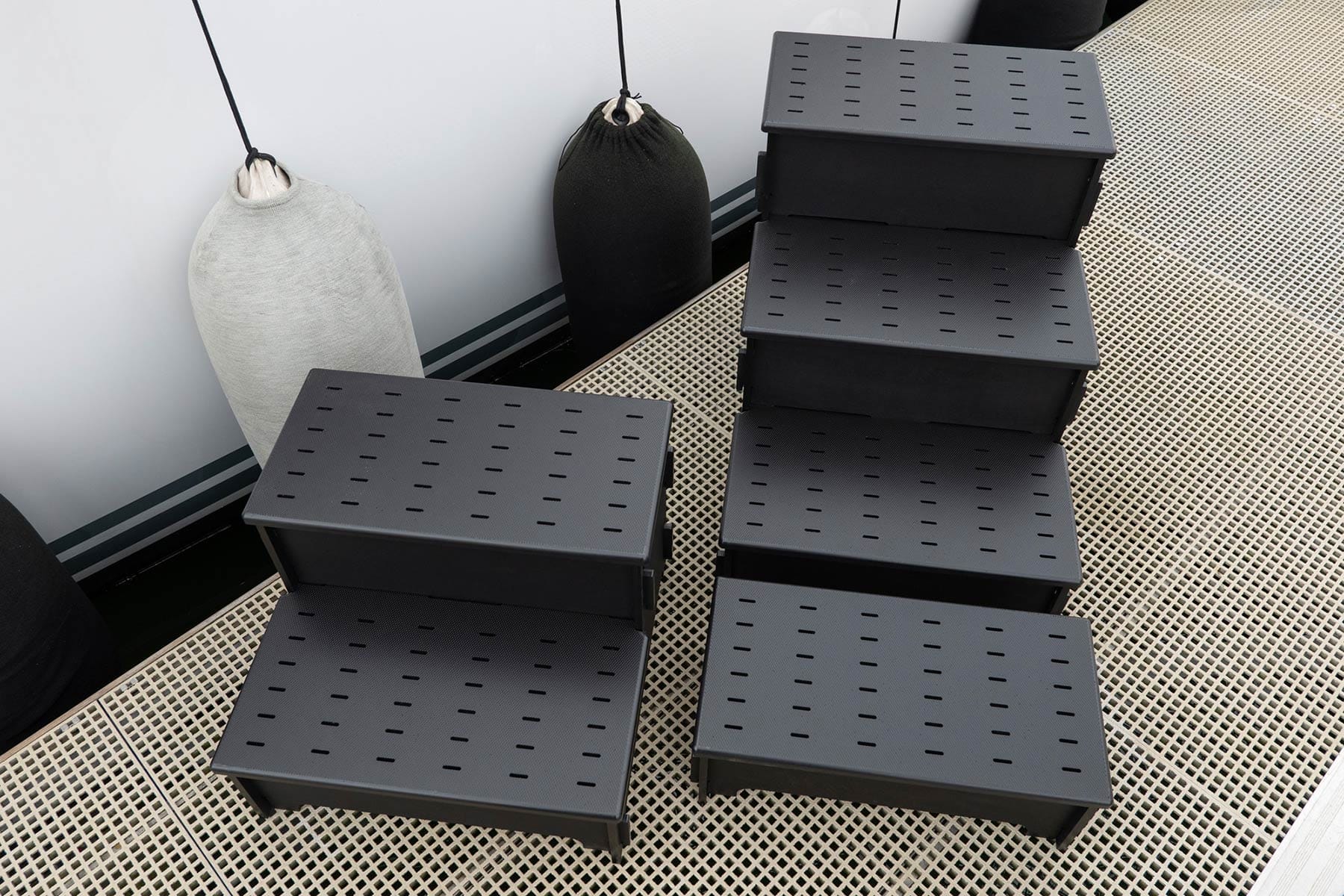 Pack Flat Dock Steps — Lightweight Marine Dock Steps