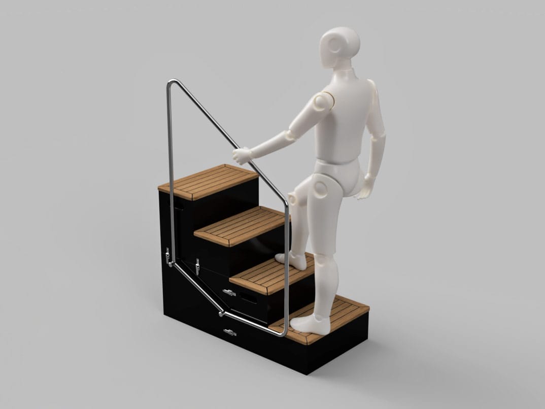 Modular Dock Steps — Versatile Boarding Steps for Yachts